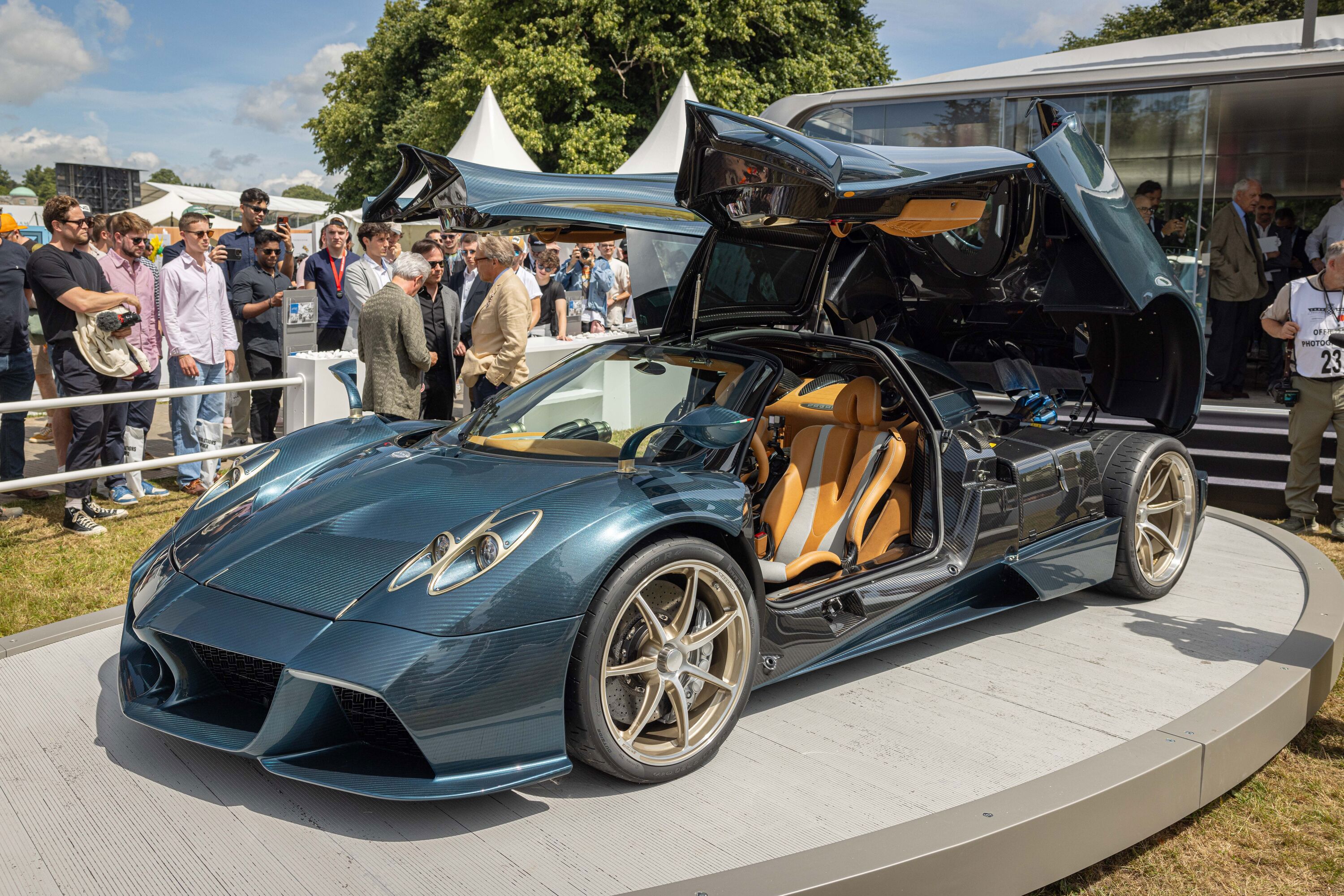 Pagani Epitome debuts at 2024 Festival of Speed as a one-off manual Huayra