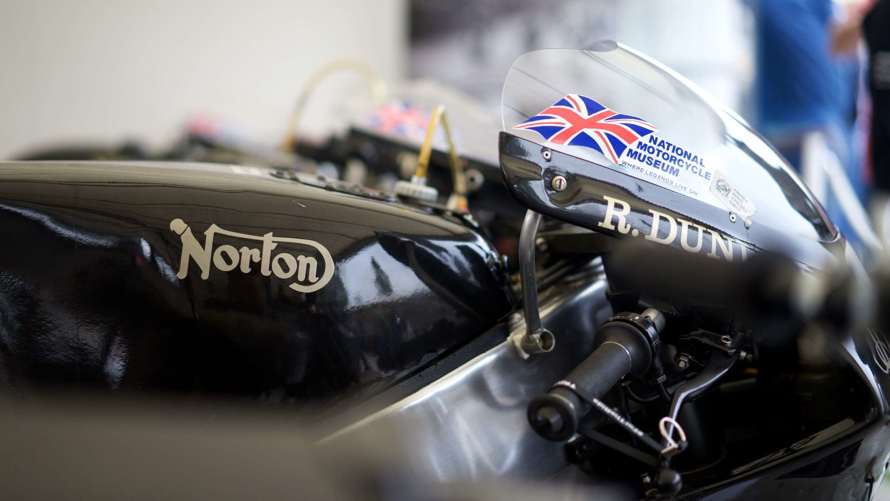 The Norton RCW 588 Rotary is one of the most iconic Dunlop Dynasty machines