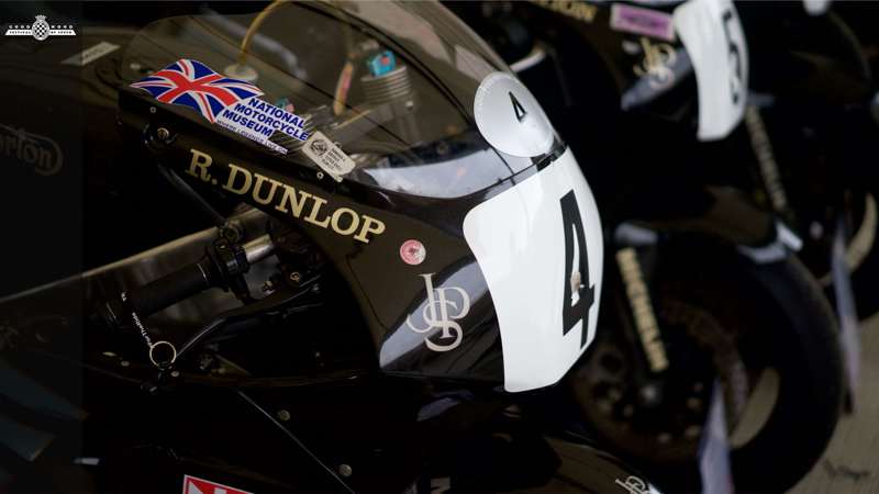 The Norton RCW 588 Rotary is one of the most iconic Dunlop Dynasty machines