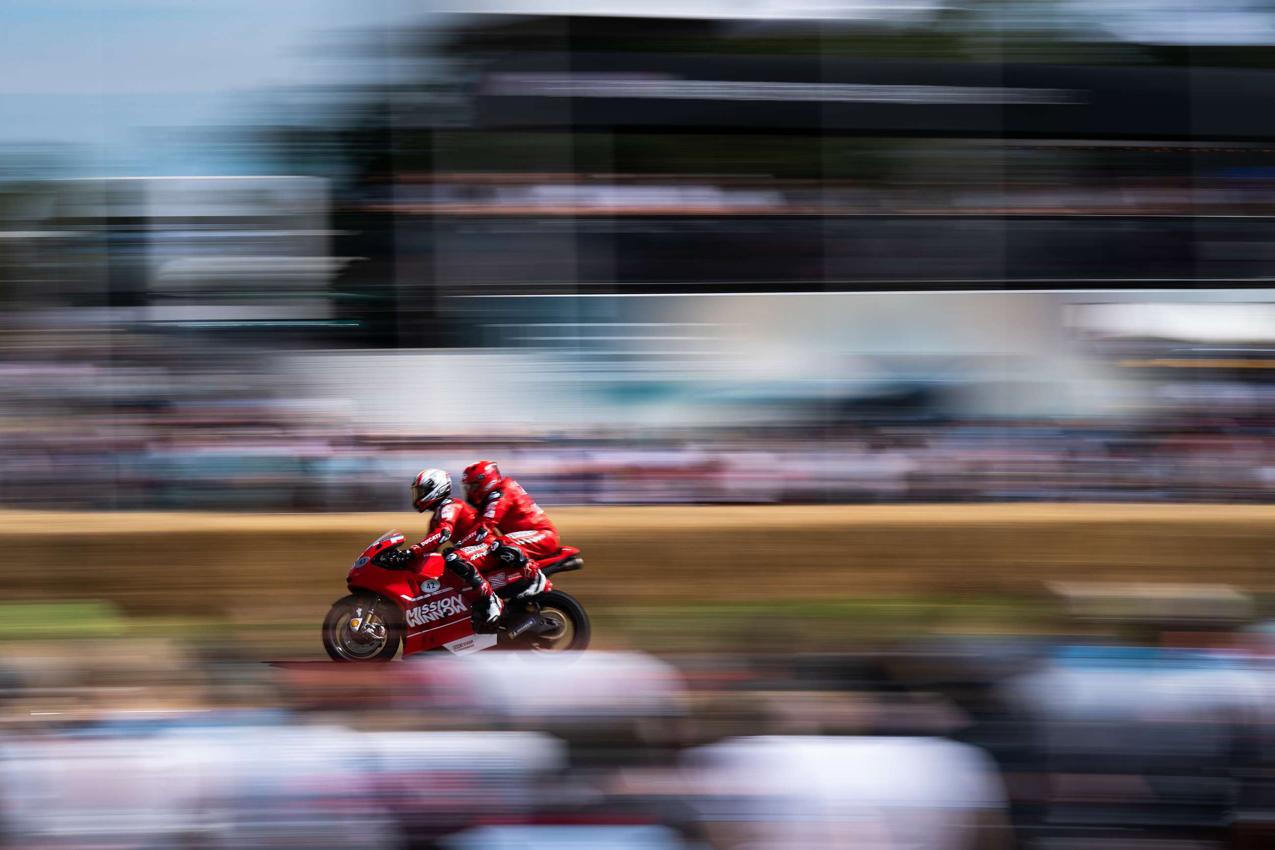 What it’s like to ride on the back of the MotoGP Ducati Desmosedici