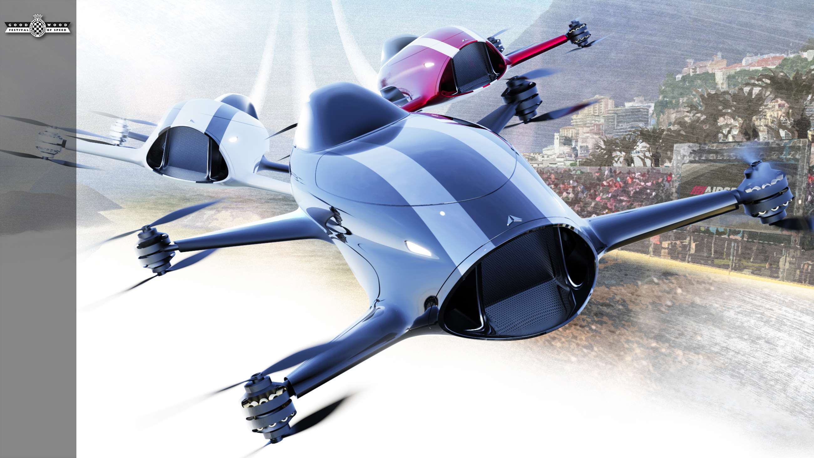 [Video] Manned racing drones complete first race | FOS Future Lab | GRR