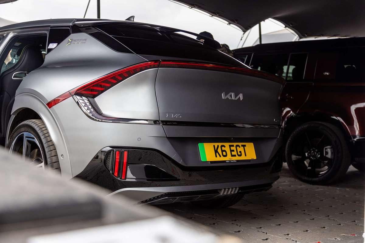 Kia EV6 GT makes a quick entrance at the Festival of Speed | GRR