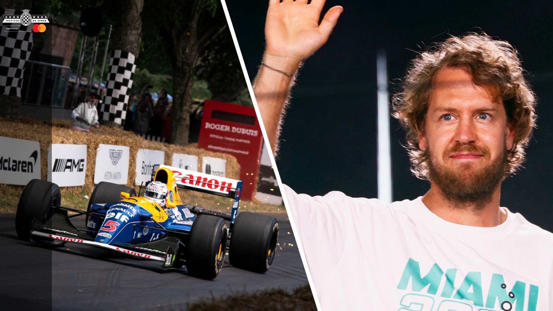 Sebastian Vettel is the star of the show at the Festival of Speed | GRR