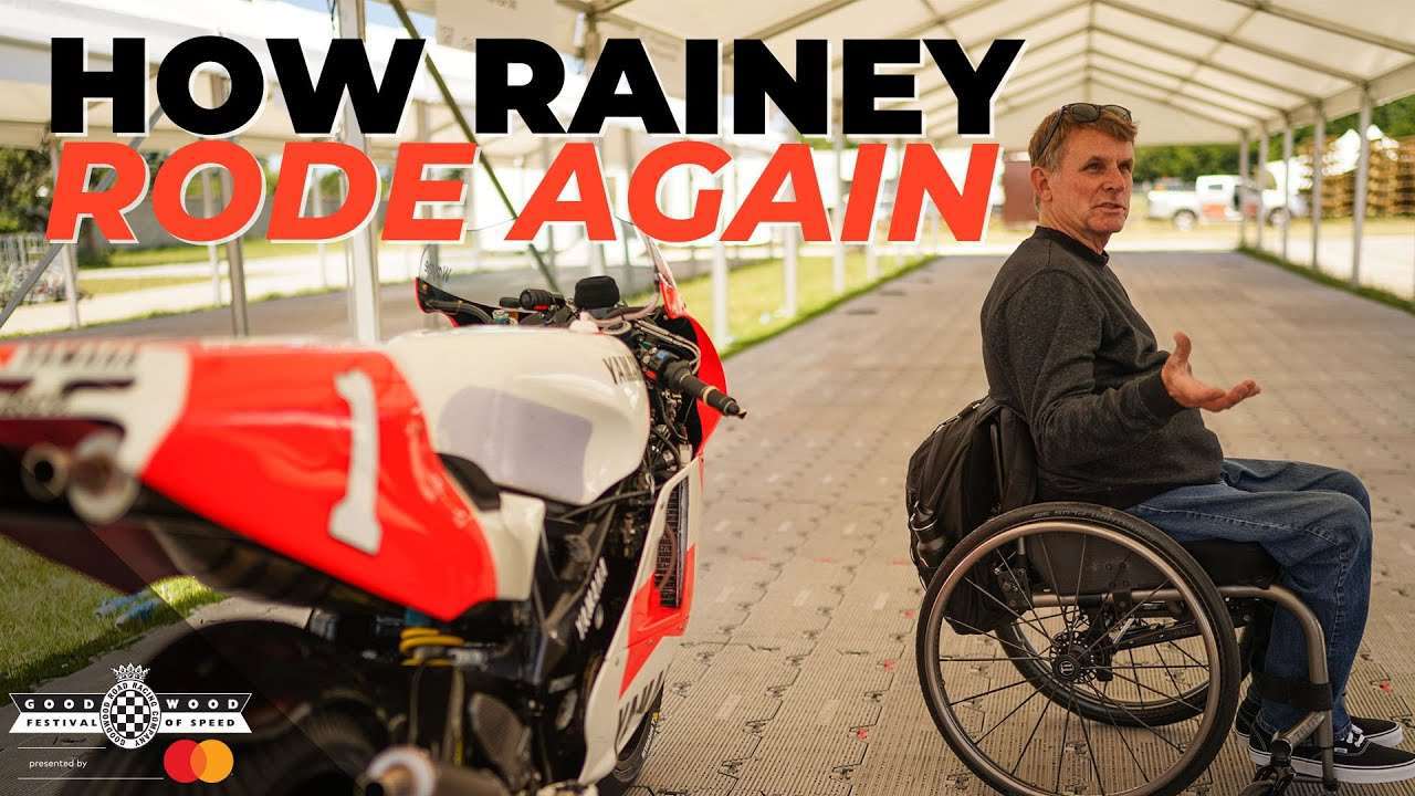 [Video] Paraplegic Wayne Rainey takes to two wheels again | GRR