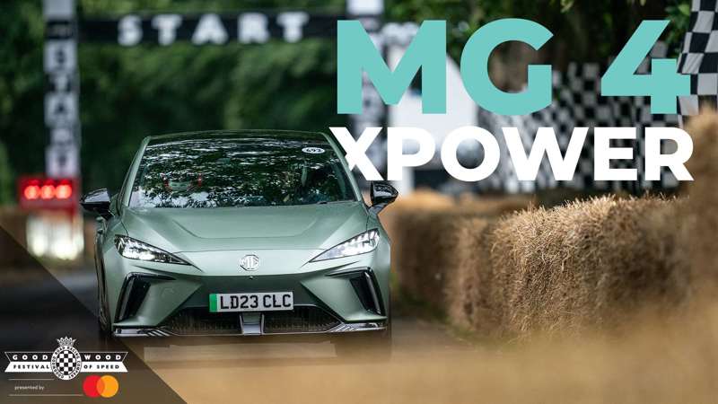 [Video] New MG4 XPower launches at the 2023 Festival of Speed | GRR