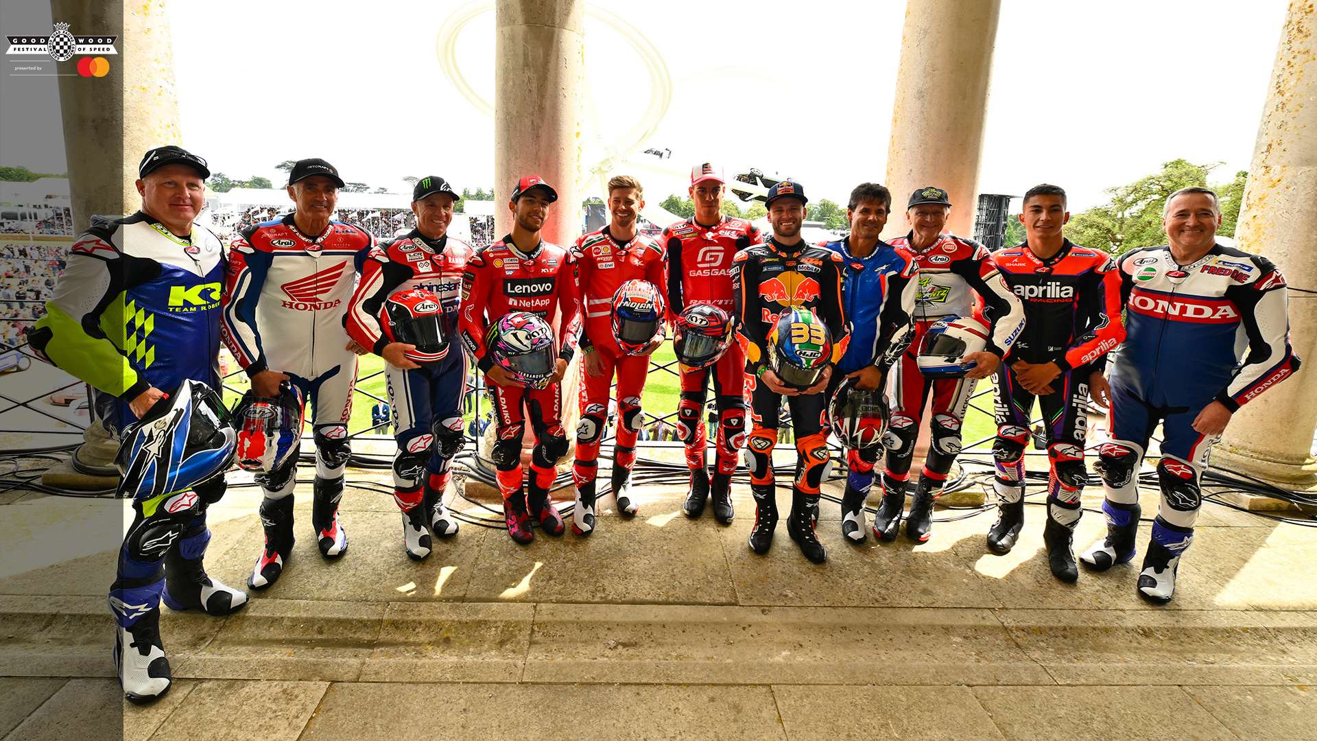 MotoGP legends at the 2023 Festival of Speed | GRR