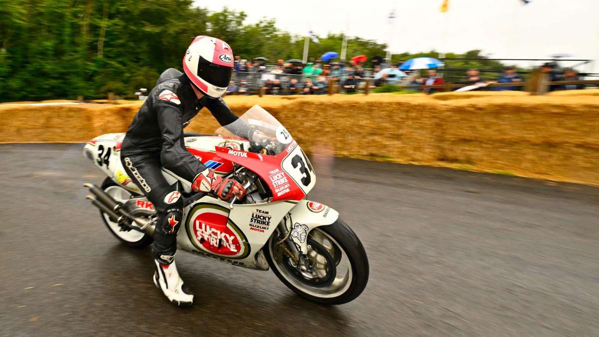 MotoGP legends at the 2023 Festival of Speed | GRR