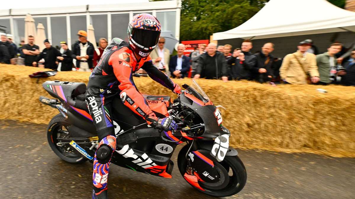 MotoGP legends at the 2023 Festival of Speed | GRR