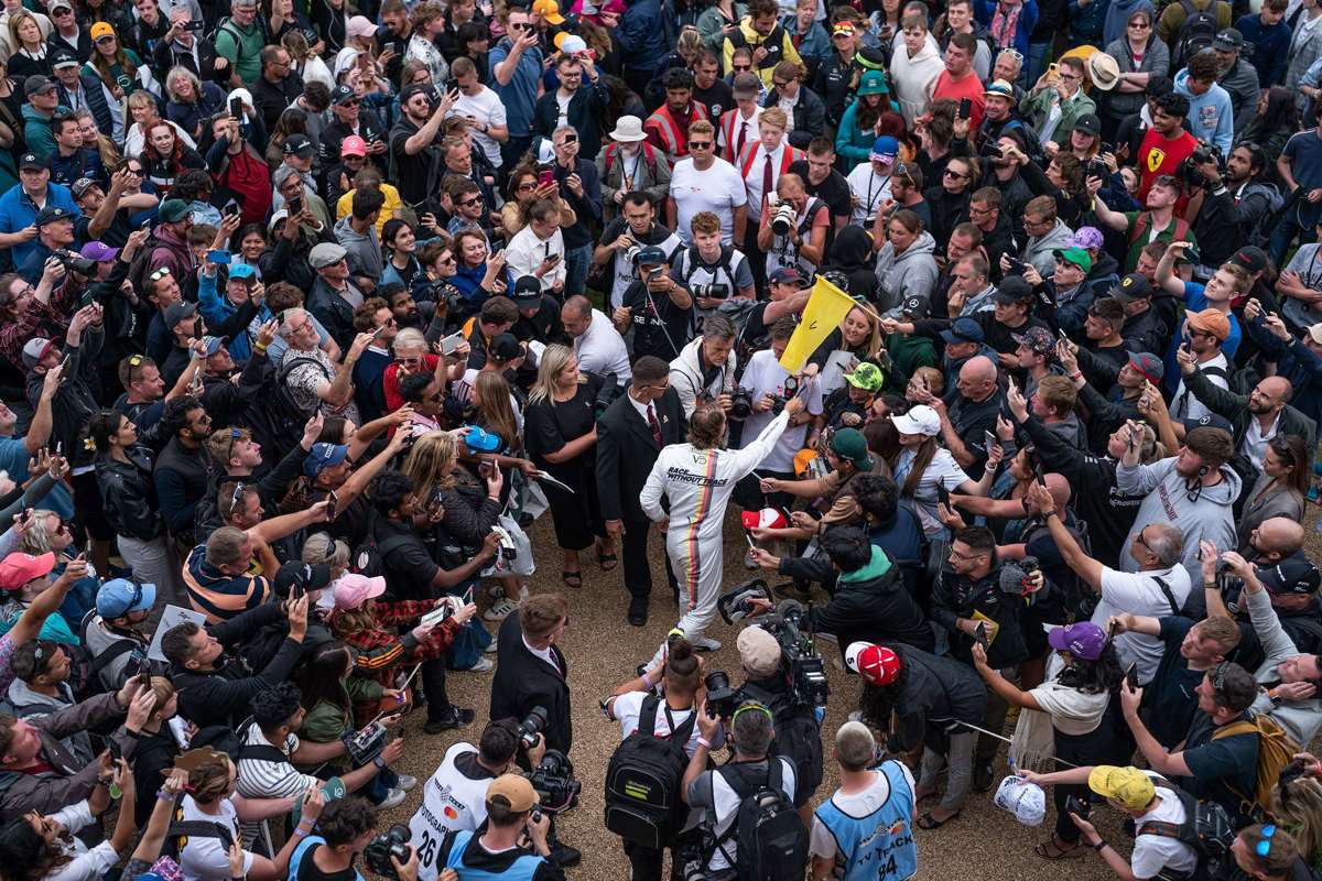 Sebastian Vettel is the star of the show at the Festival of Speed | GRR