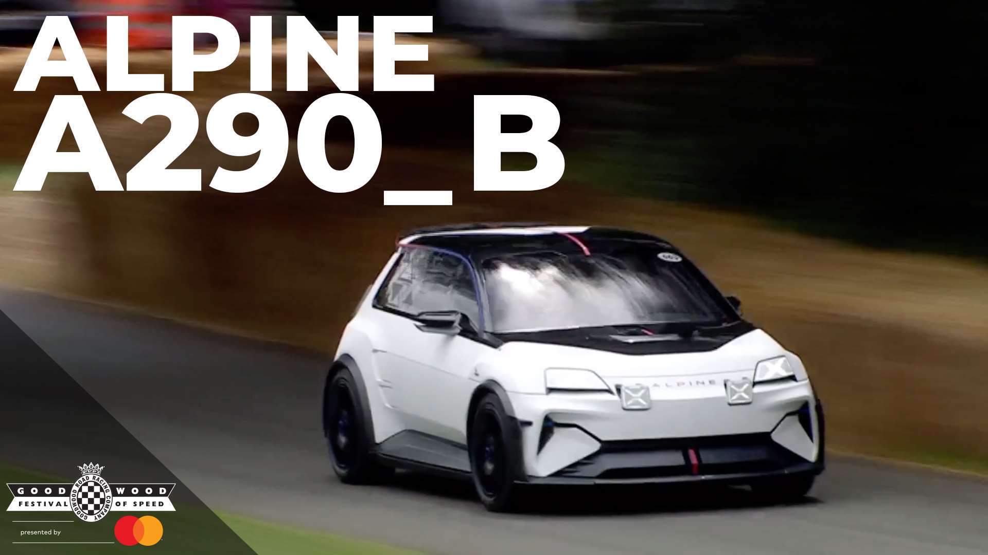 [Video] Alpine A290 makes its debut at the Festival of Speed | GRR