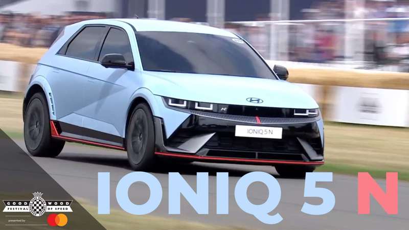 [Video] Hyundai Ioniq 5 N makes dynamic debut at Festival of Speed | GRR