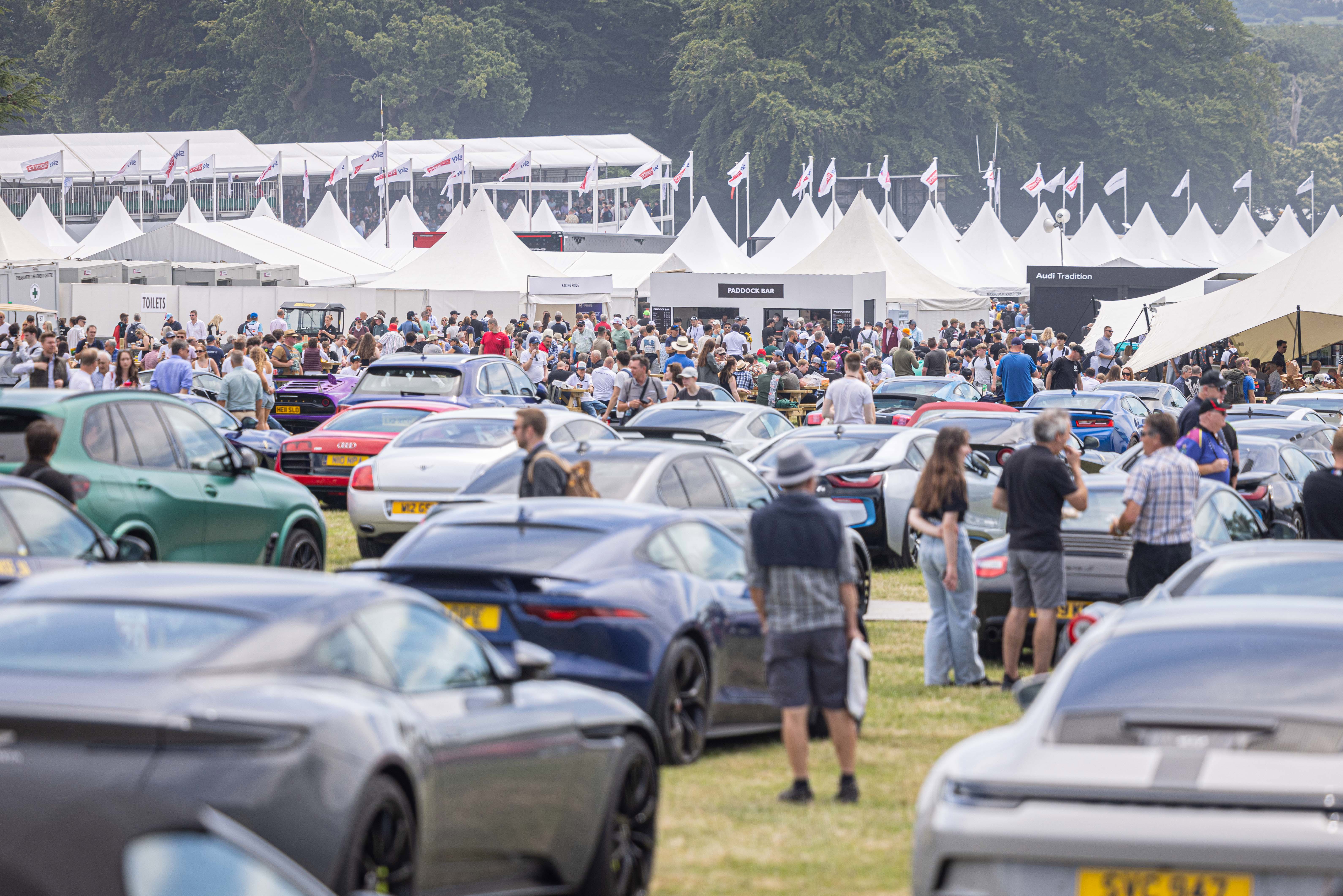 Performance Parking at the 2024 Festival of Speed | GRR