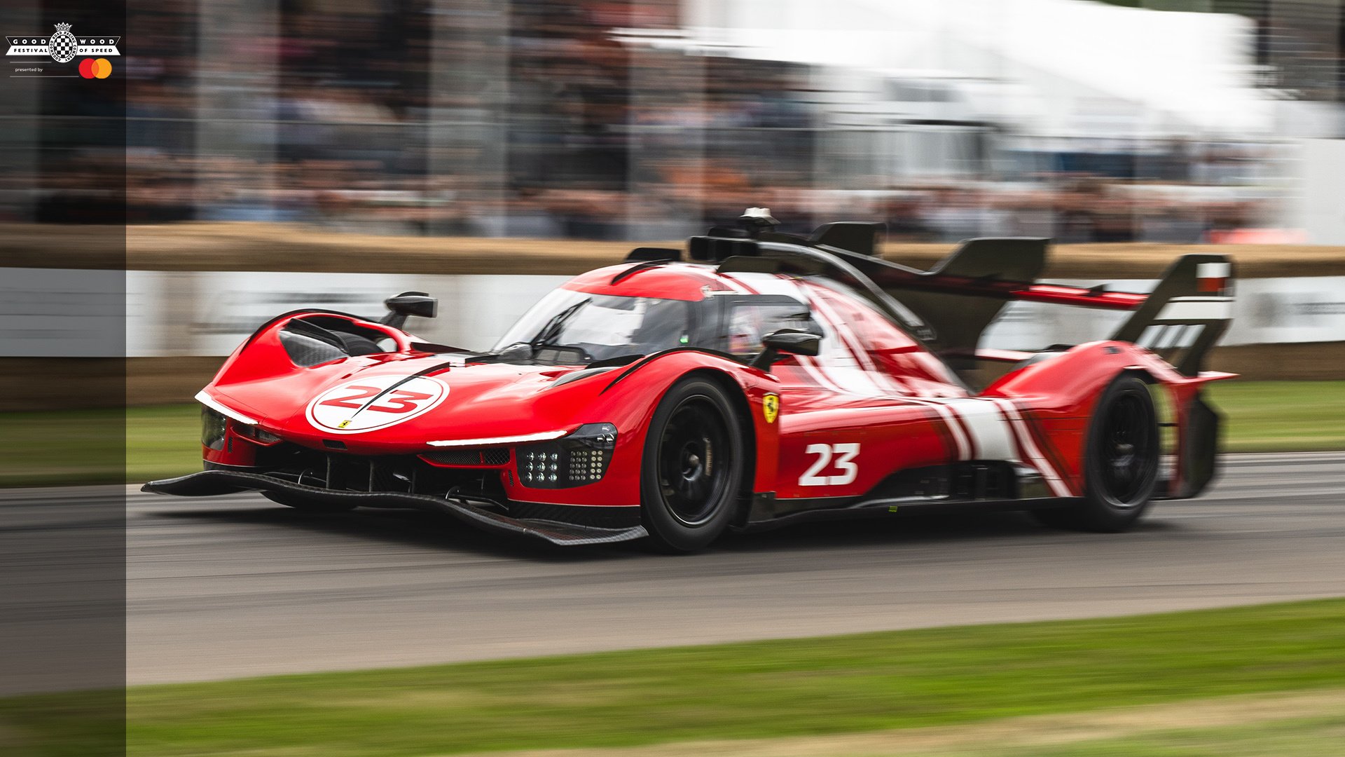 [Video] Unrestricted Ferrari 499P Modificata looks stunning on Goodwood Hill | GRR