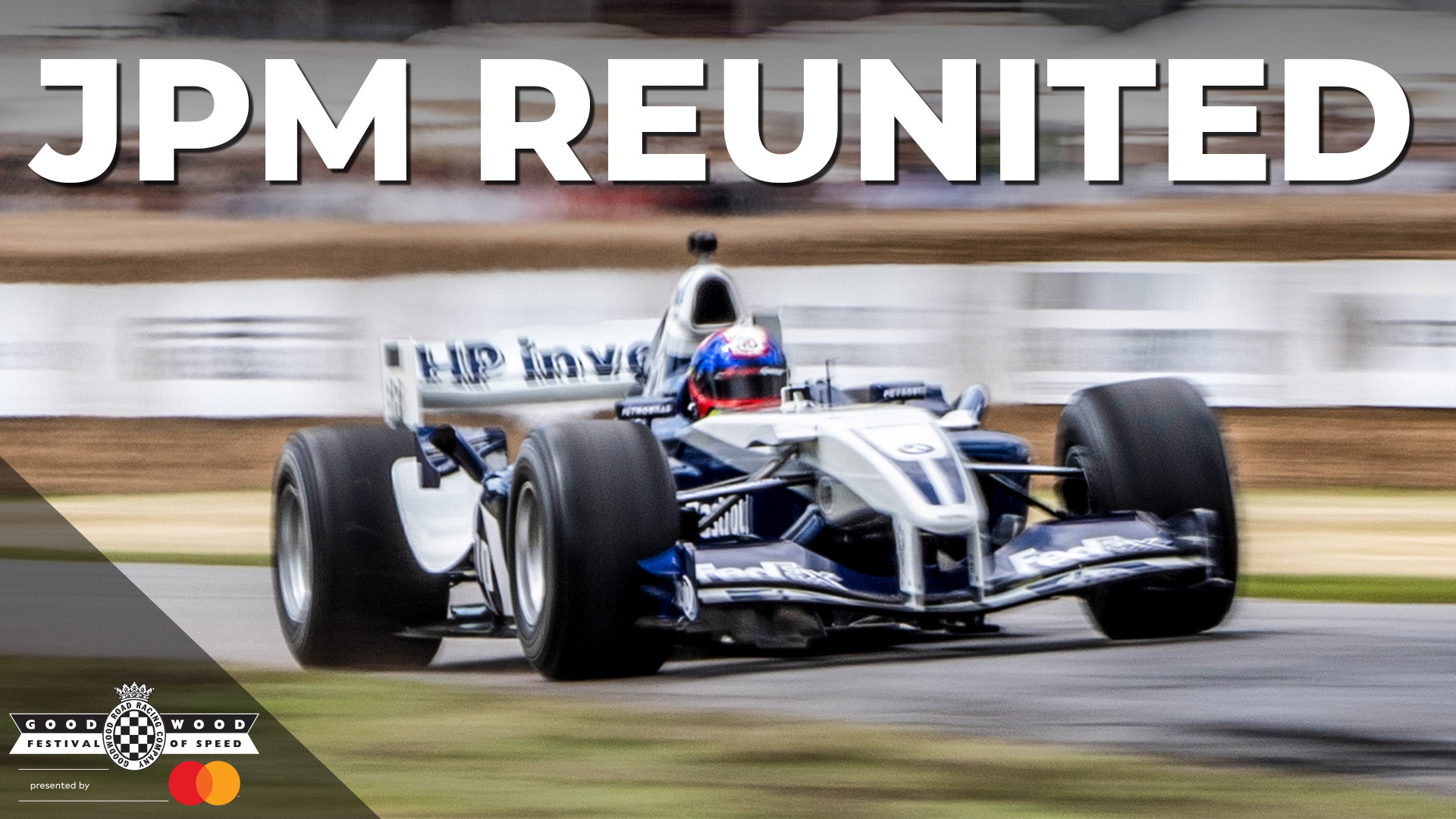 [Video] Montoya and his FW26 charge up the Festival of Speed Hill | GRR