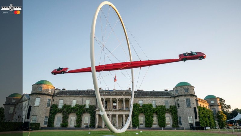 The incredible MG central feature at the 2024 Goodwood Festival of ...