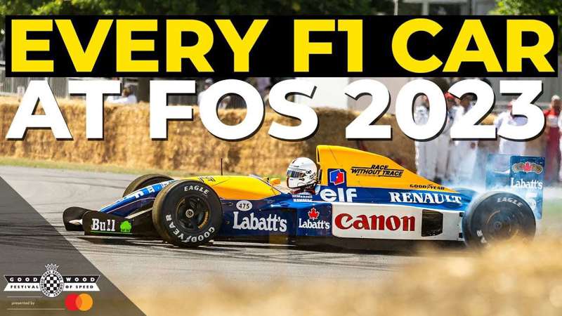[Video] Every F1 car at the 2023 Festival of Speed | GRR