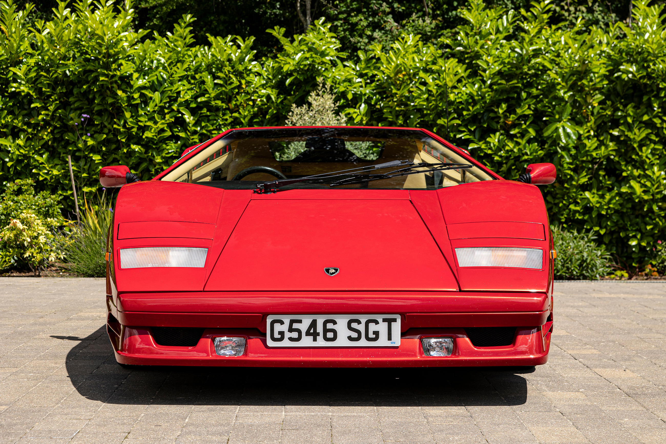 Countach 25th Anniversary Rosso Savaglia in the Bonhams|Cars FOS sale | GRR