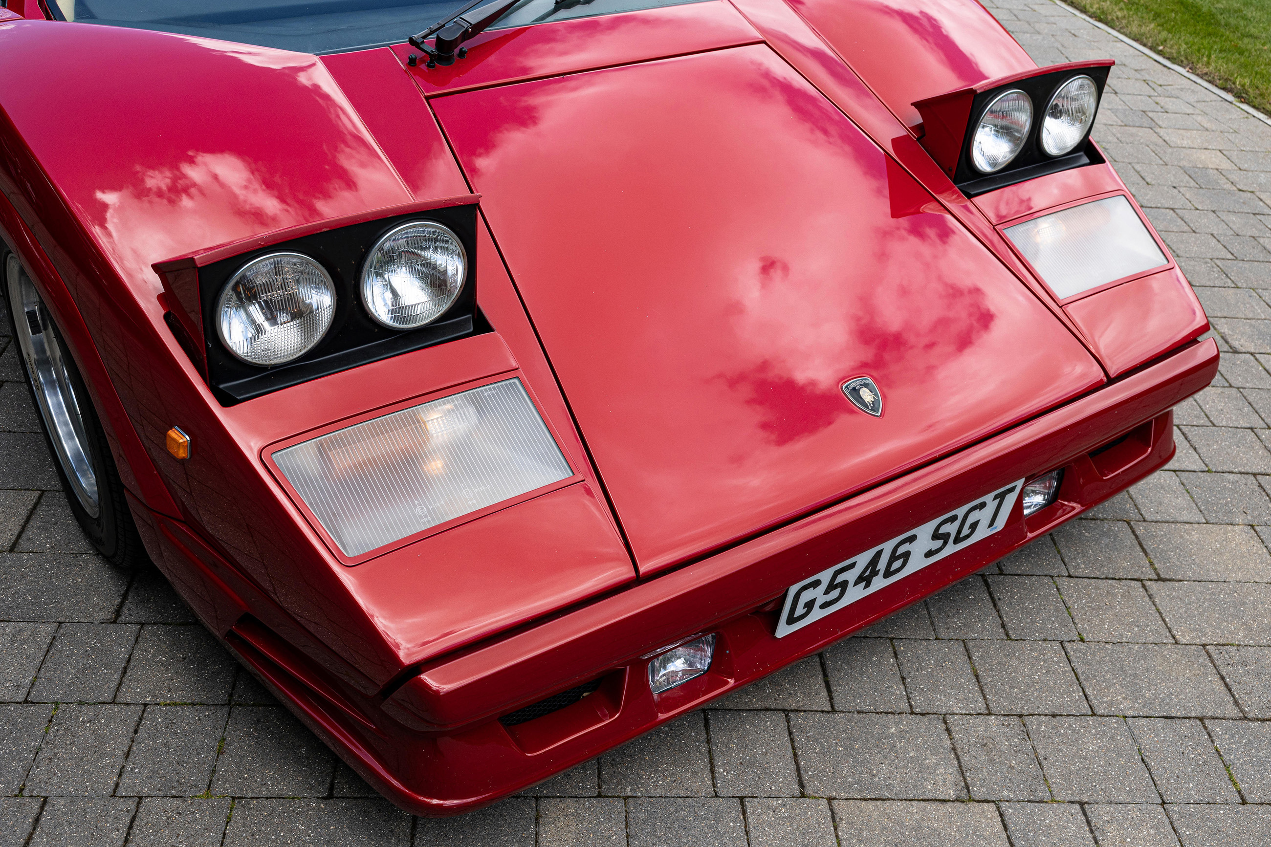 Countach 25th Anniversary Rosso Savaglia in the Bonhams|Cars FOS sale | GRR