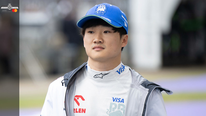 Yuki Tsunoda is coming to the Festival of Speed | GRR