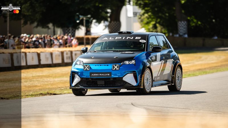 [Video] Alpine A290 Rallye debuts at the Festival of Speed 2025 | GRR