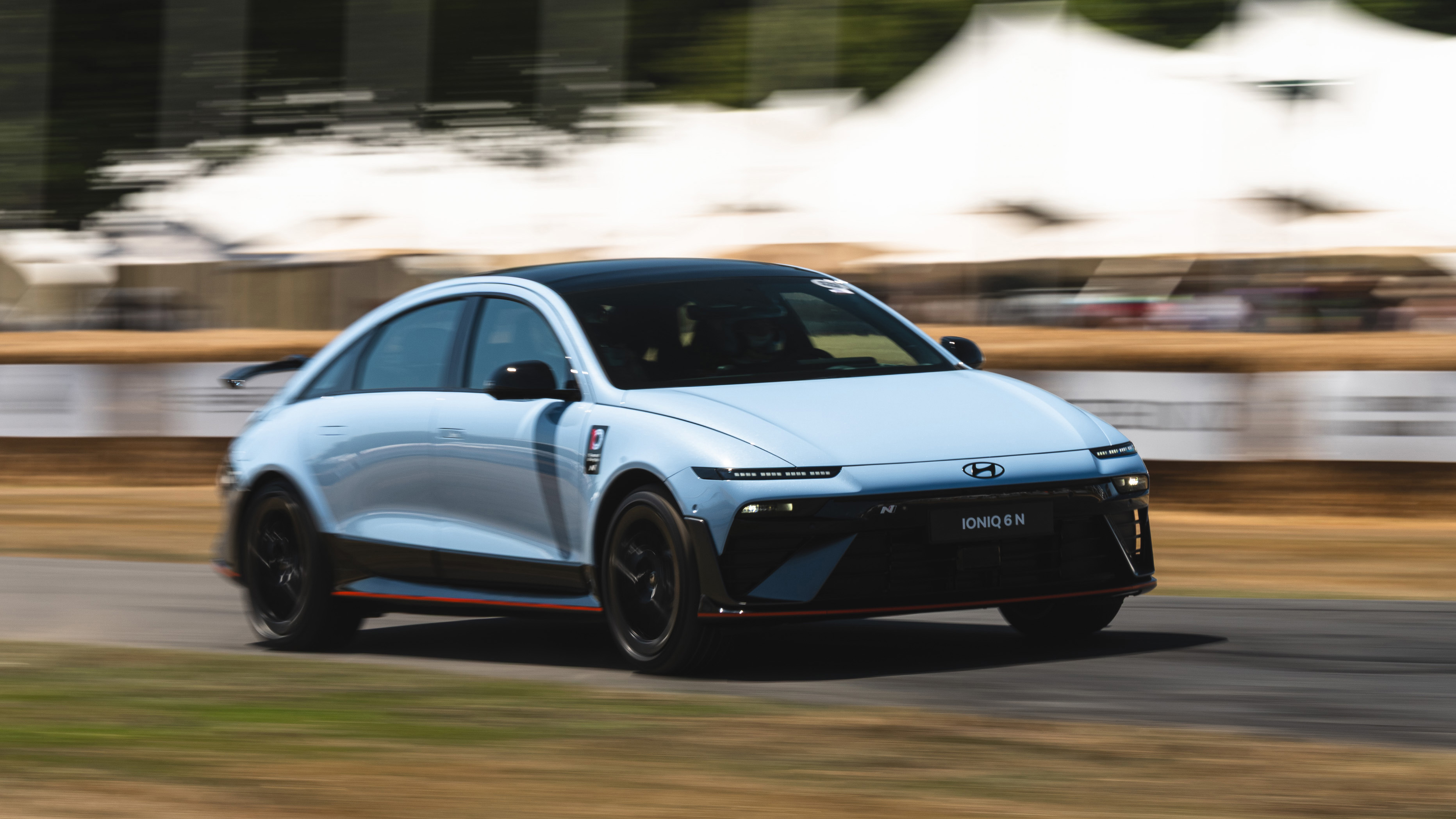 [Video] Hyundai Ioniq 6 N debuts at the 2025 Festival of Speed | GRR