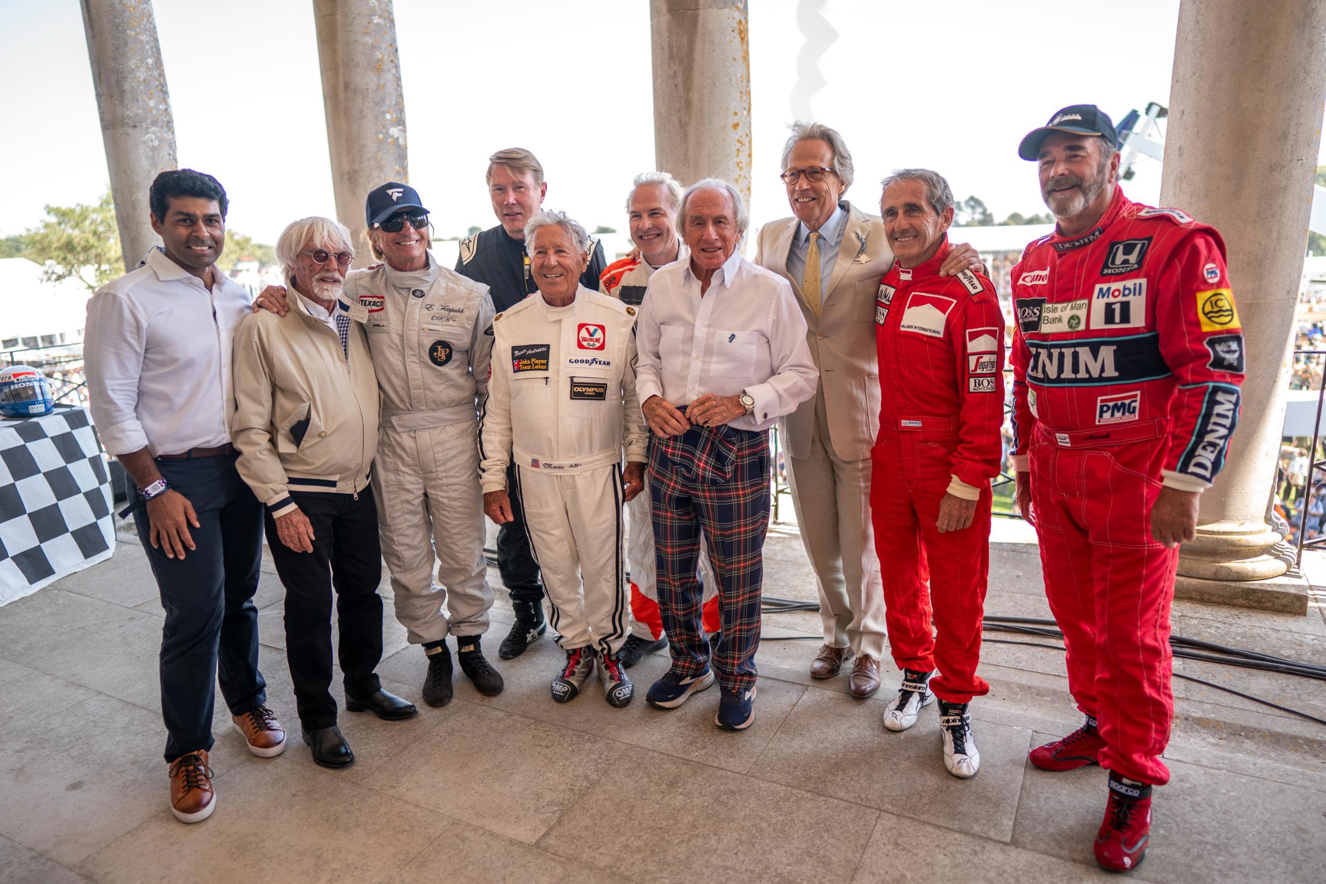 7 F1 World Champions star on the Goodwood Balcony | GRR