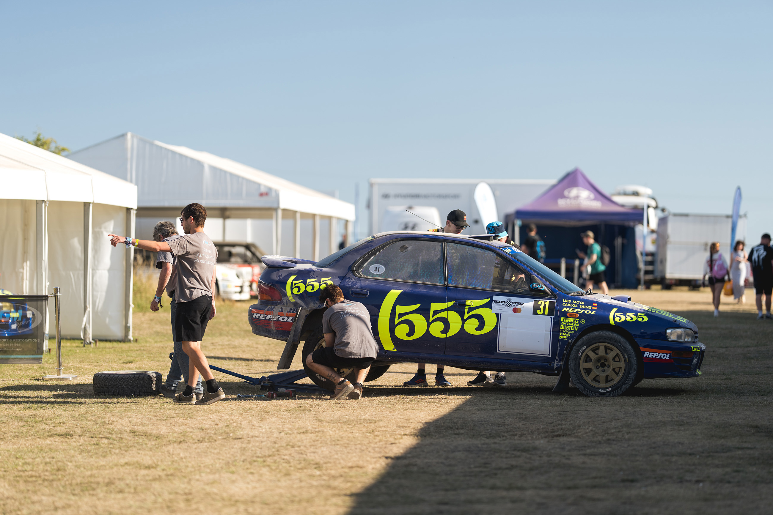 The Forest Rally Stage at the 2025 Festival of Speed | GRR