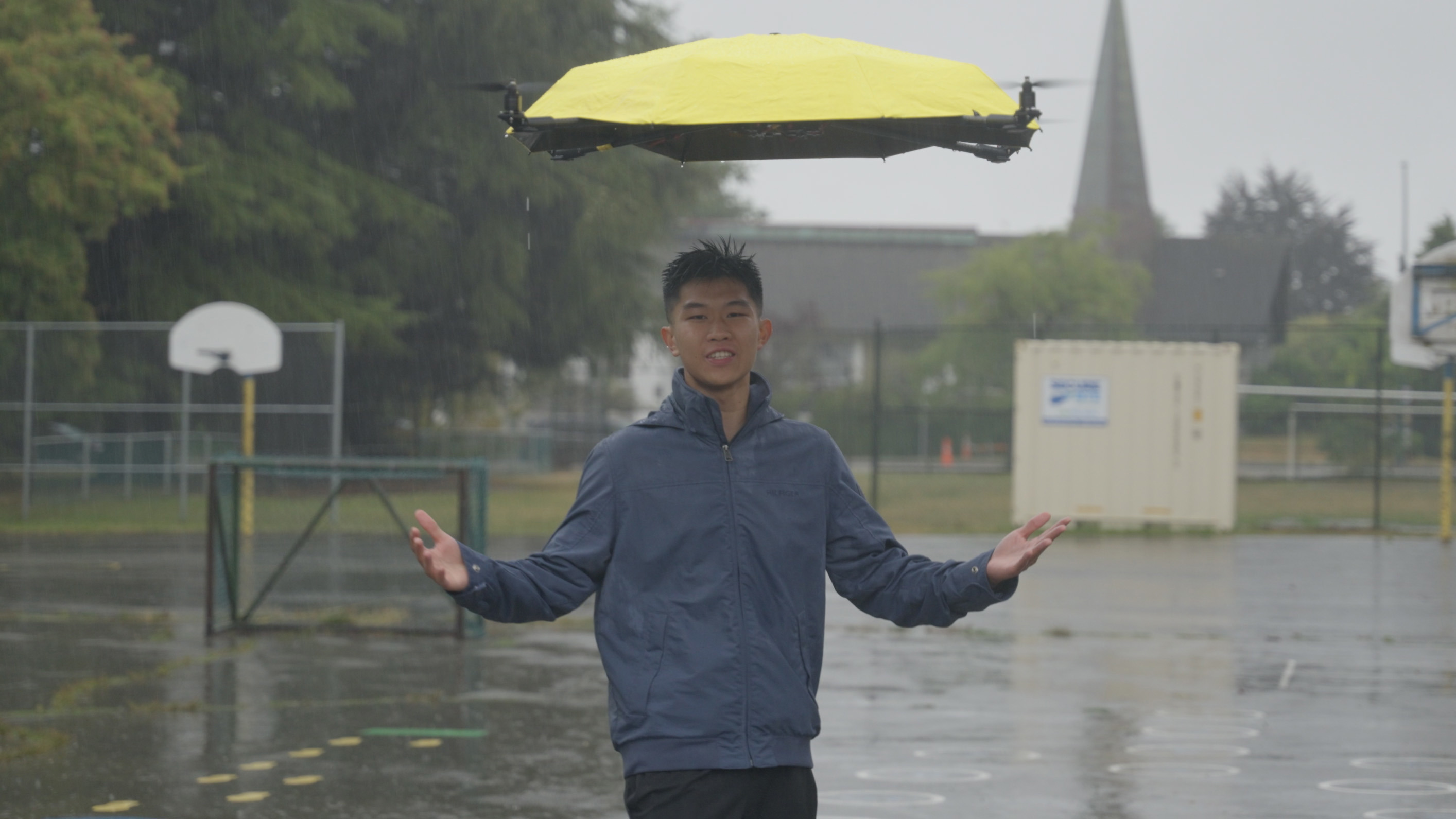 Rain, reprogrammed: the autonomous umbrella that follows you | GRR
