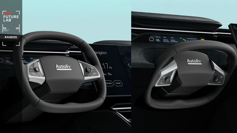 World's first folding steering wheel revealed | GRR