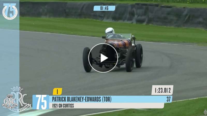 [Video] 1921 GN Curtiss attacks Goodwood