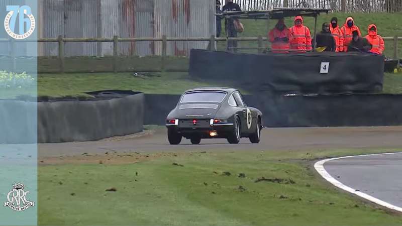[Video] Porsche 911 spins and flames at #76MM