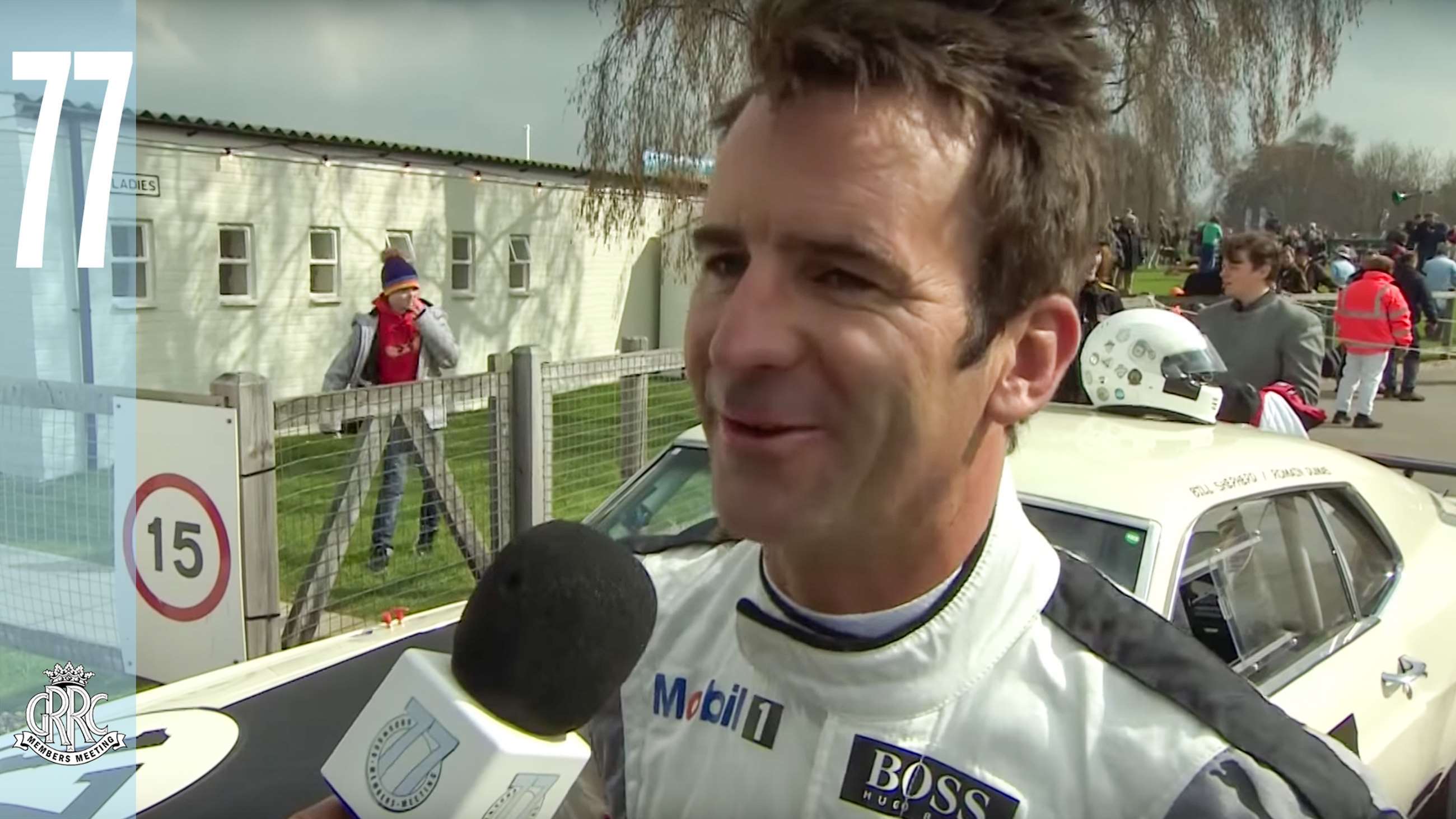 [Video] 77MM – Le Mans winner Dumas puts Boss Mustang on pole interview