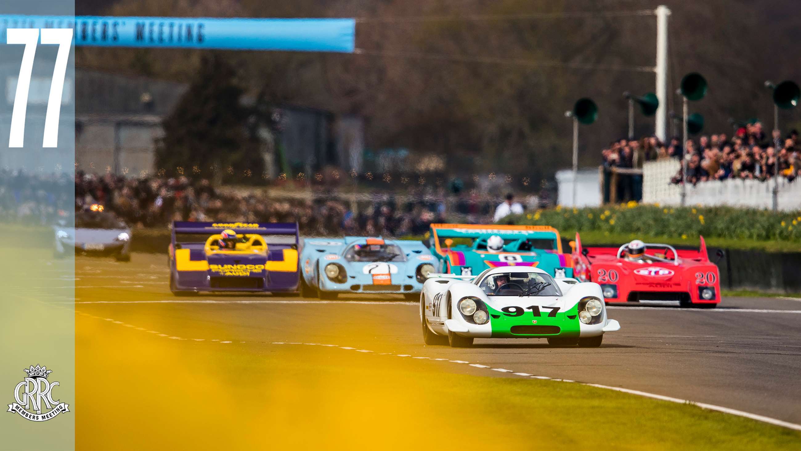#77MM to celebrate 50 years of the Porsche 917 with awesome parade