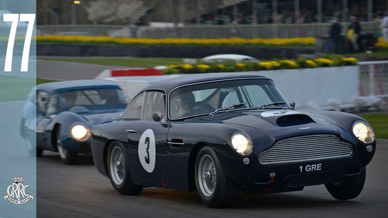 [Video] David v Goliath – tiny Lotus breadvan battles Aston DB4 GT