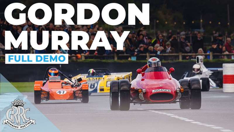 [Video] The cars of Gordon Murray full demonstration | 78th Members ...