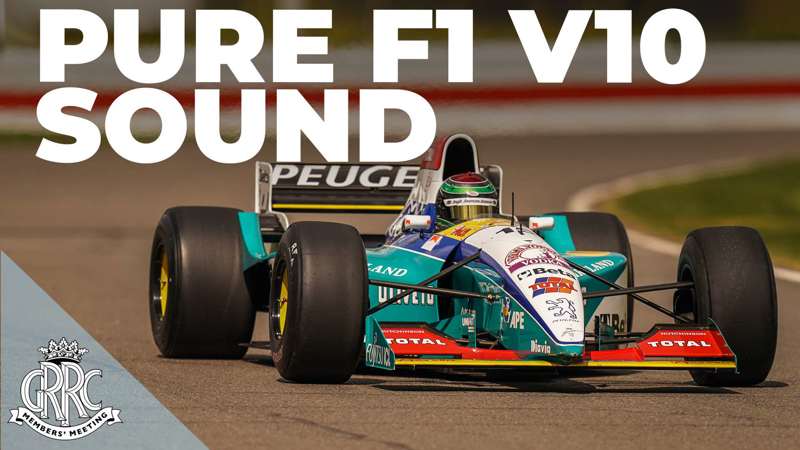[Video] V10 Jordan 195 F1 car pure sound | GRR