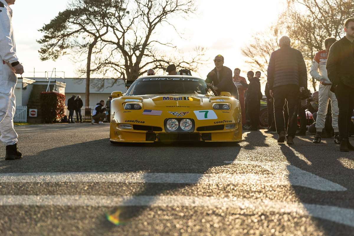 GT1 perfection into the dusk at Goodwood | GRR