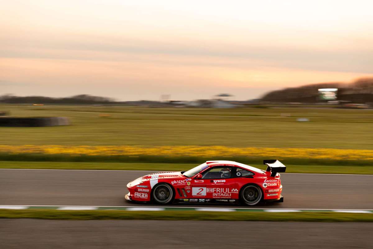 GT1 perfection into the dusk at Goodwood | GRR