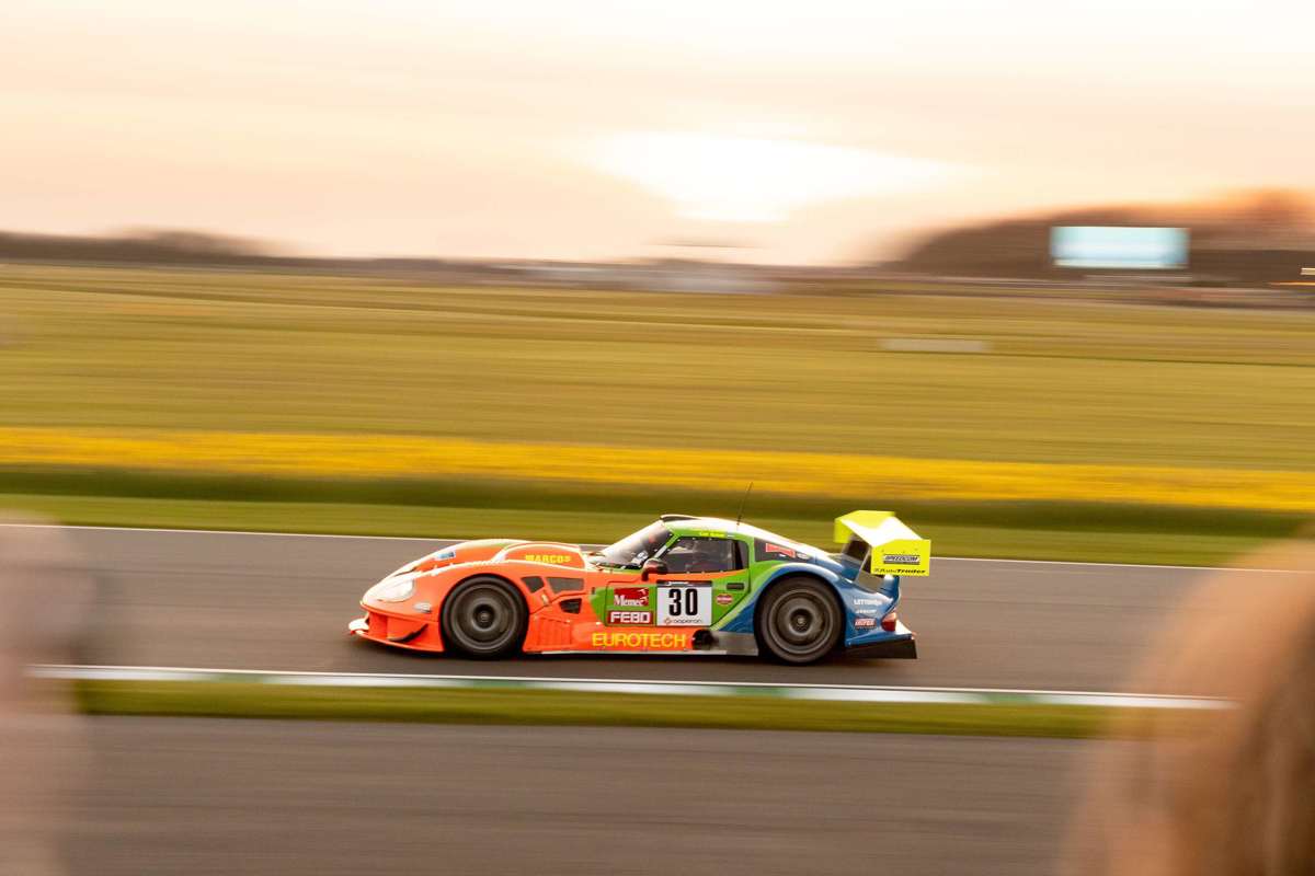GT1 perfection into the dusk at Goodwood | GRR