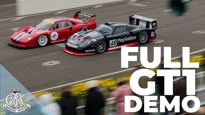 [Video] Watch the spectacular GT1 field fly around Goodwood | GRR