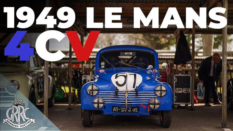 [Video] Le Mans ‘Little Reggie’ Renault 4CV stars at Goodwood | GRR