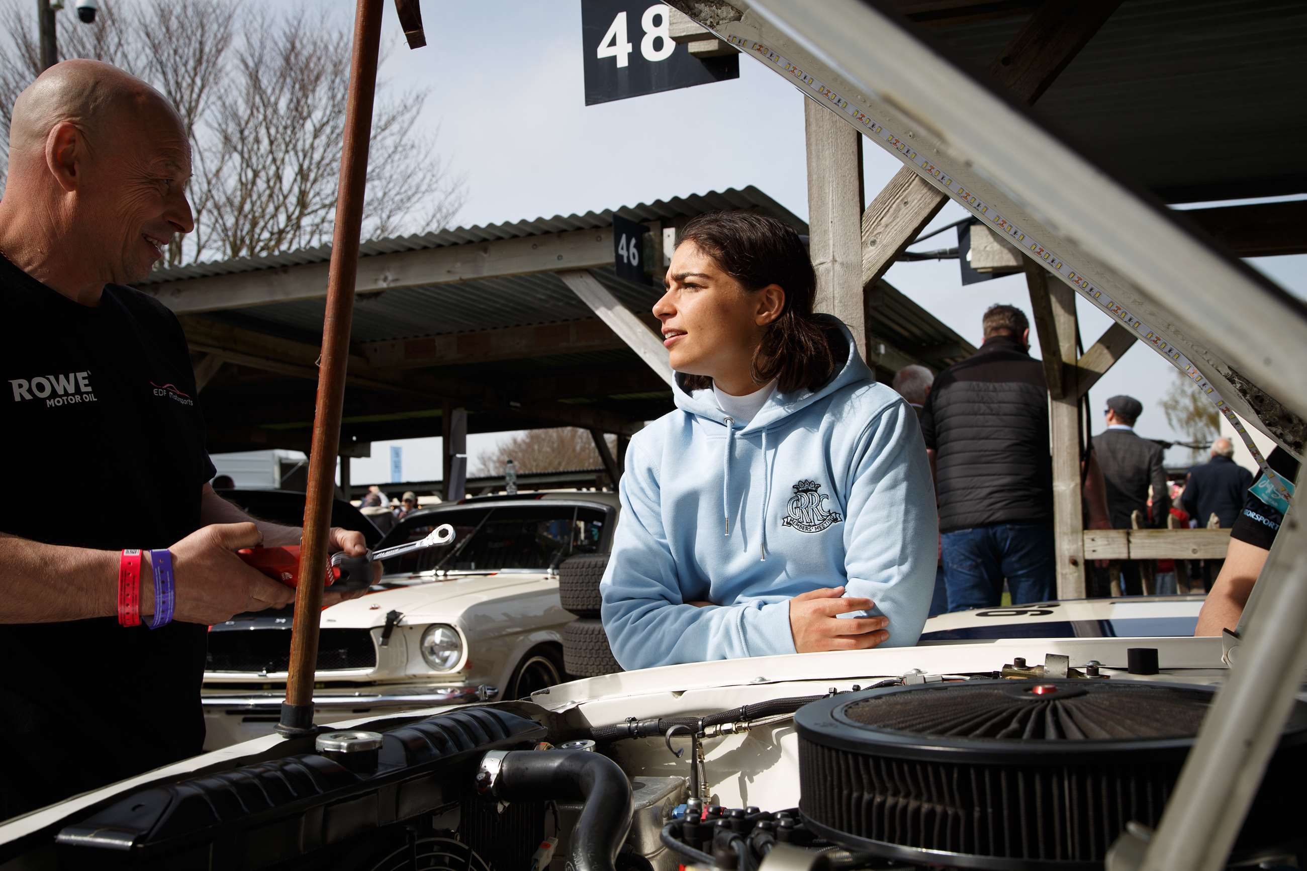 Jamie Chadwick loves getting her elbows out in a Ford Mustang | GRR