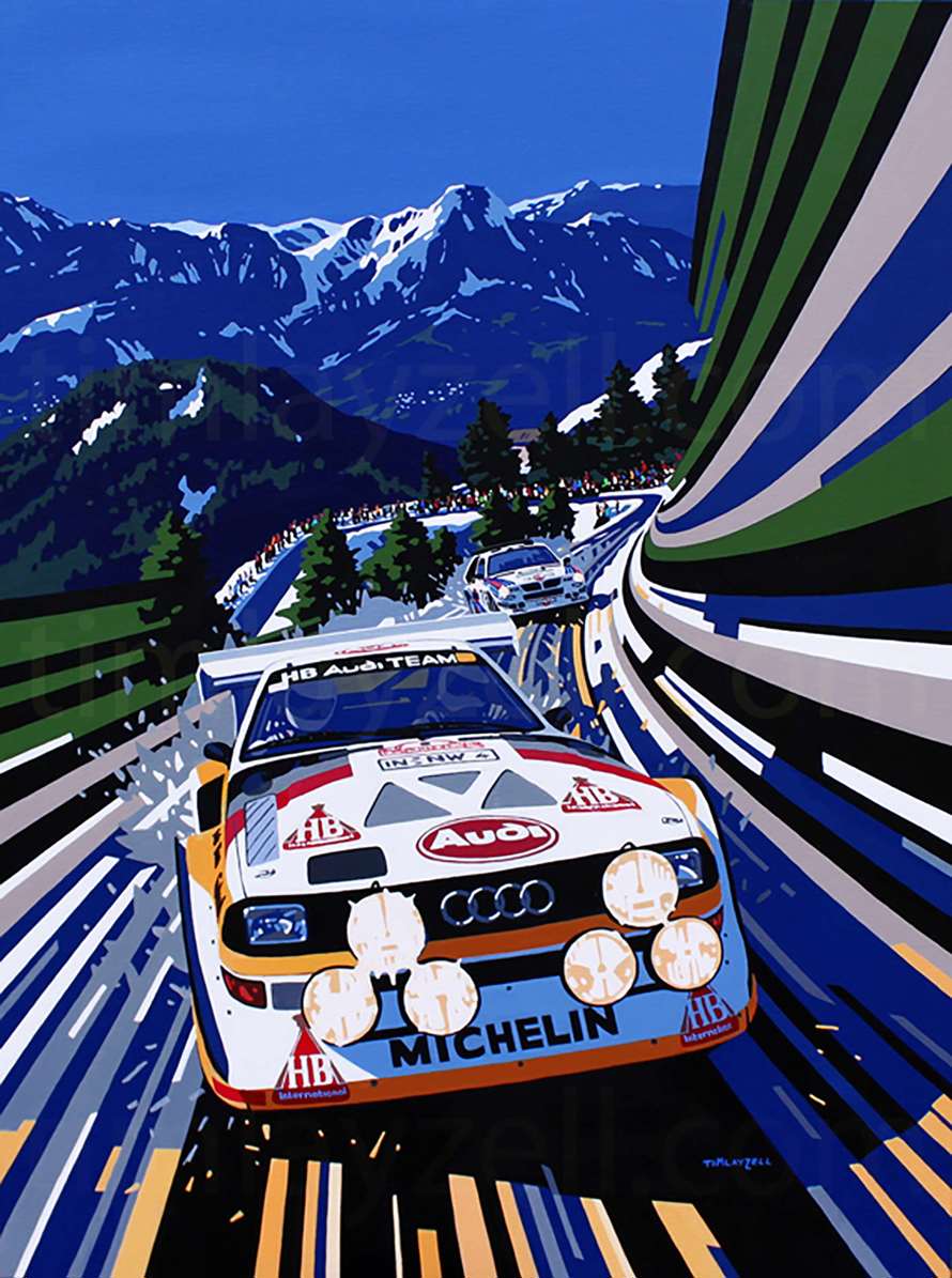 Tim Layzell's Motorsport pop-art is the ultimate eye-candy