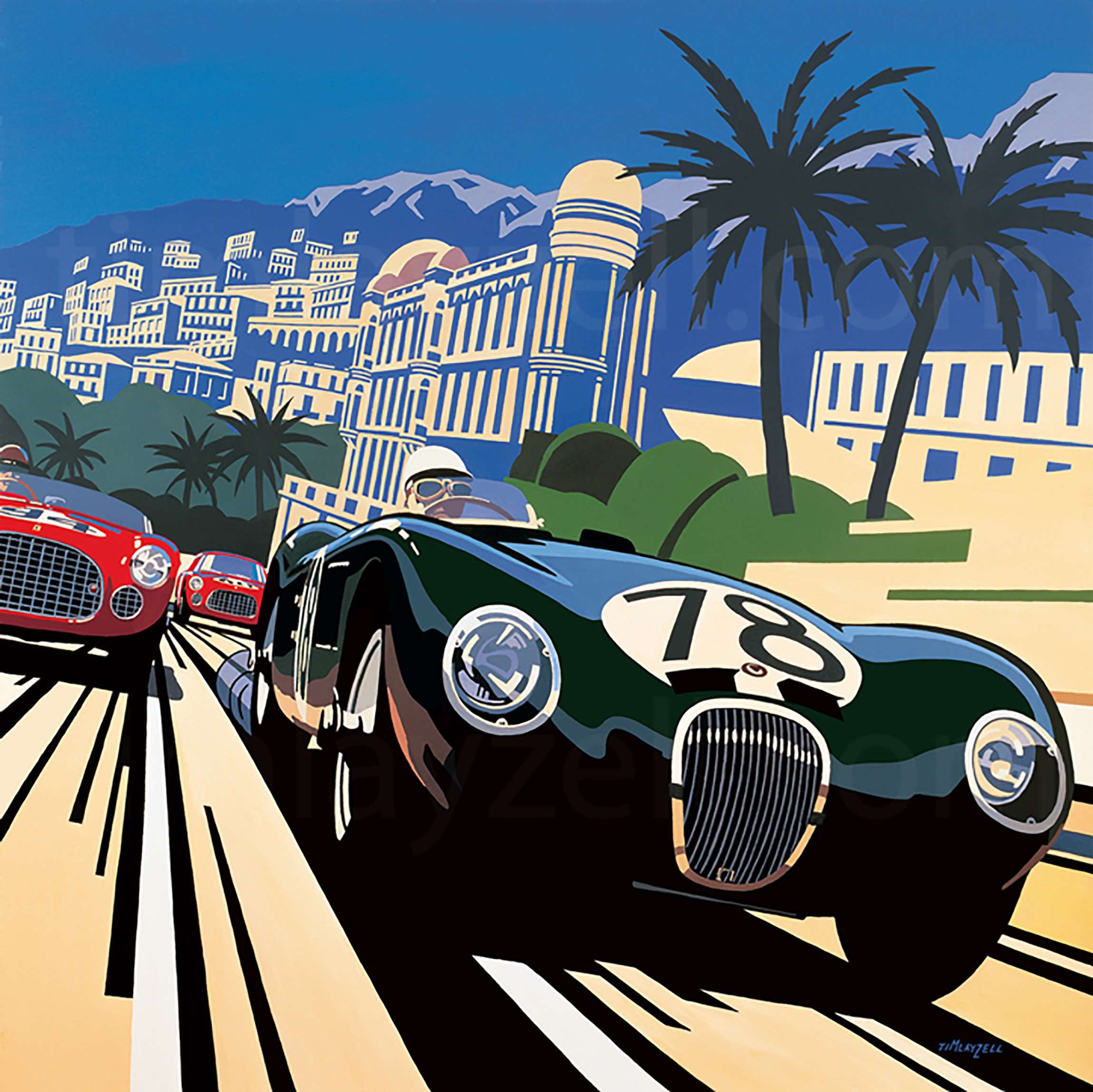 Tim Layzell's Motorsport pop-art is the ultimate eye-candy