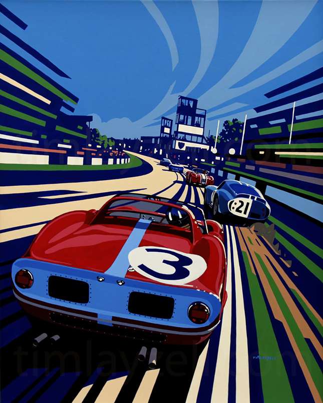 Tim Layzell's Motorsport pop-art is the ultimate eye-candy