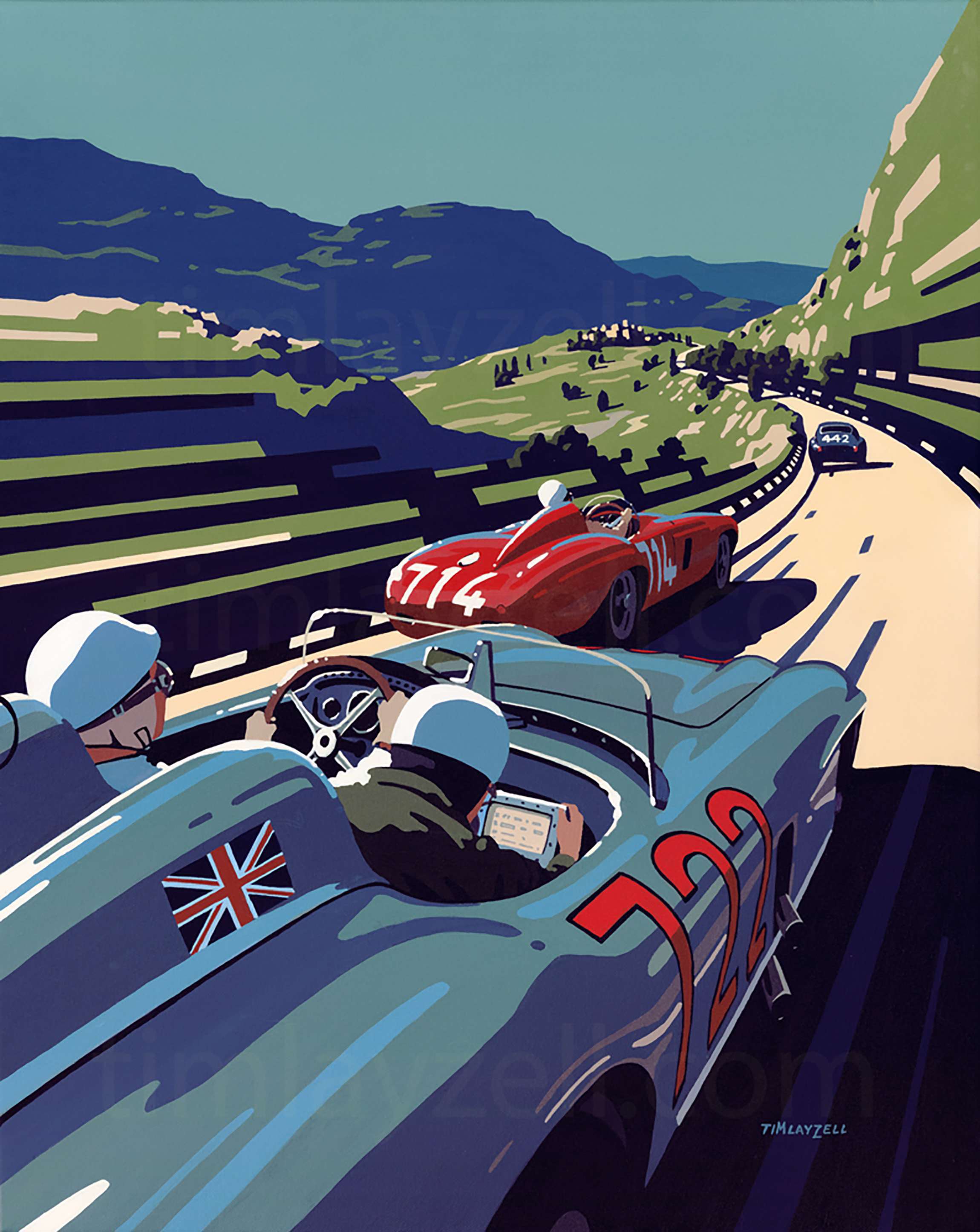 Tim Layzell's Motorsport pop-art is the ultimate eye-candy