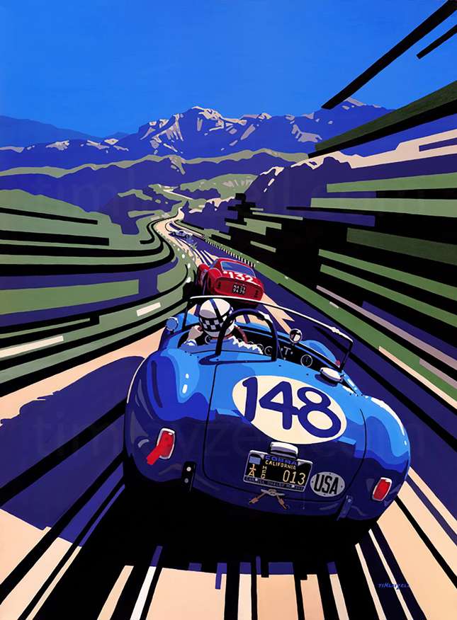 Tim Layzell's Motorsport pop-art is the ultimate eye-candy