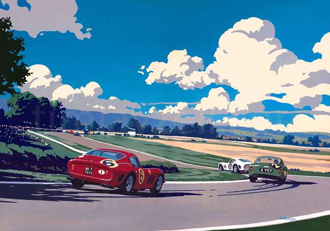 Tim Layzell's Motorsport pop-art is the ultimate eye-candy