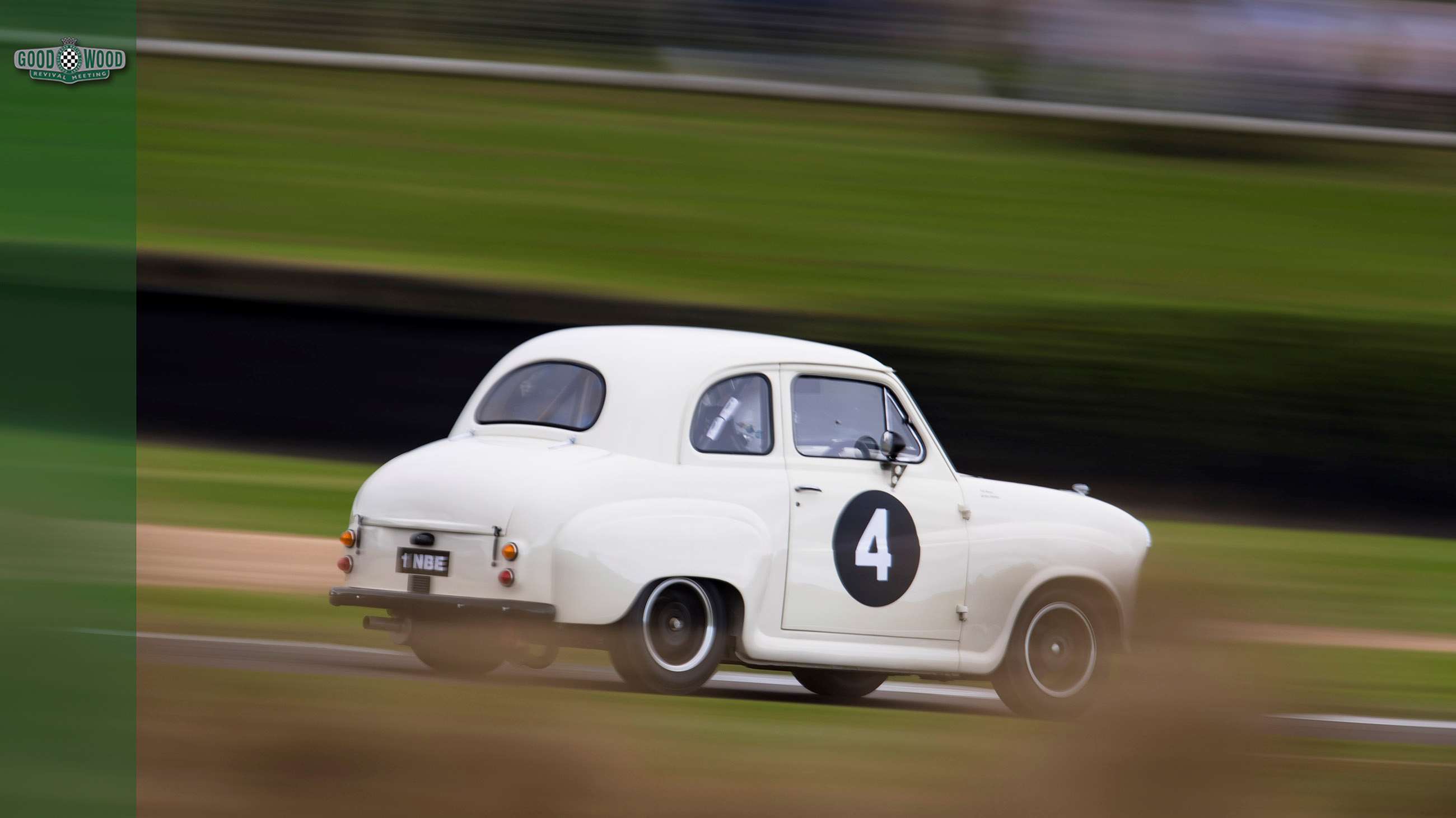 [Video] Ride with David Coulthard as he slides an Austin A35 round Goodwood