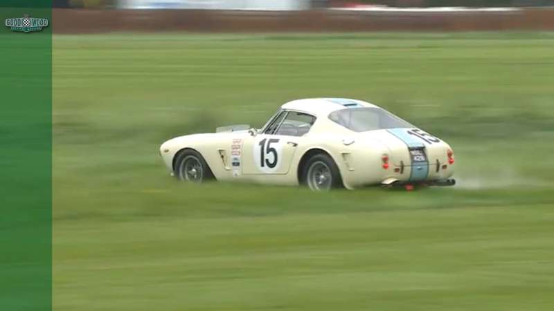 [Video] Ferrari 250 SWB spectacular Kinrara qualifying spin